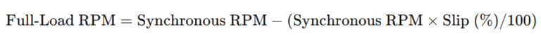 How to Calculate the RPM of a Motor